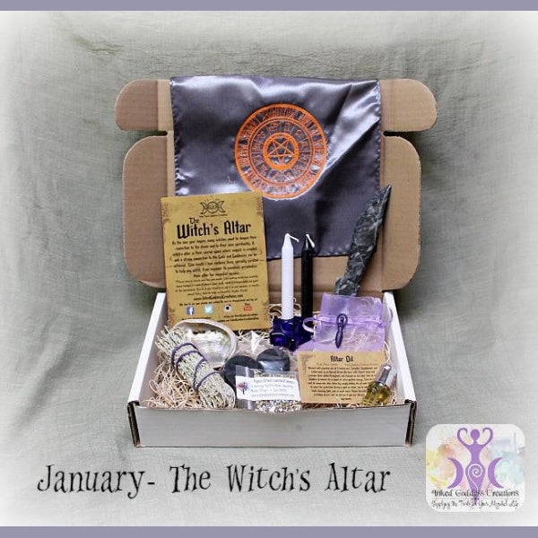 January 2017 Magick Mail Box: The Witch's Altar – Inked Goddess Creations