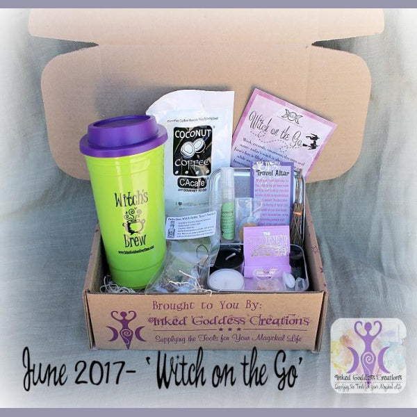 June 2017 Magick Mail Box: Witch on the Go – Inked Goddess Creations