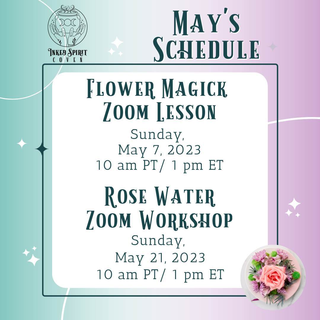 May 2023: Flower Magick- Inked Spirit Coven – Inked Goddess Creations