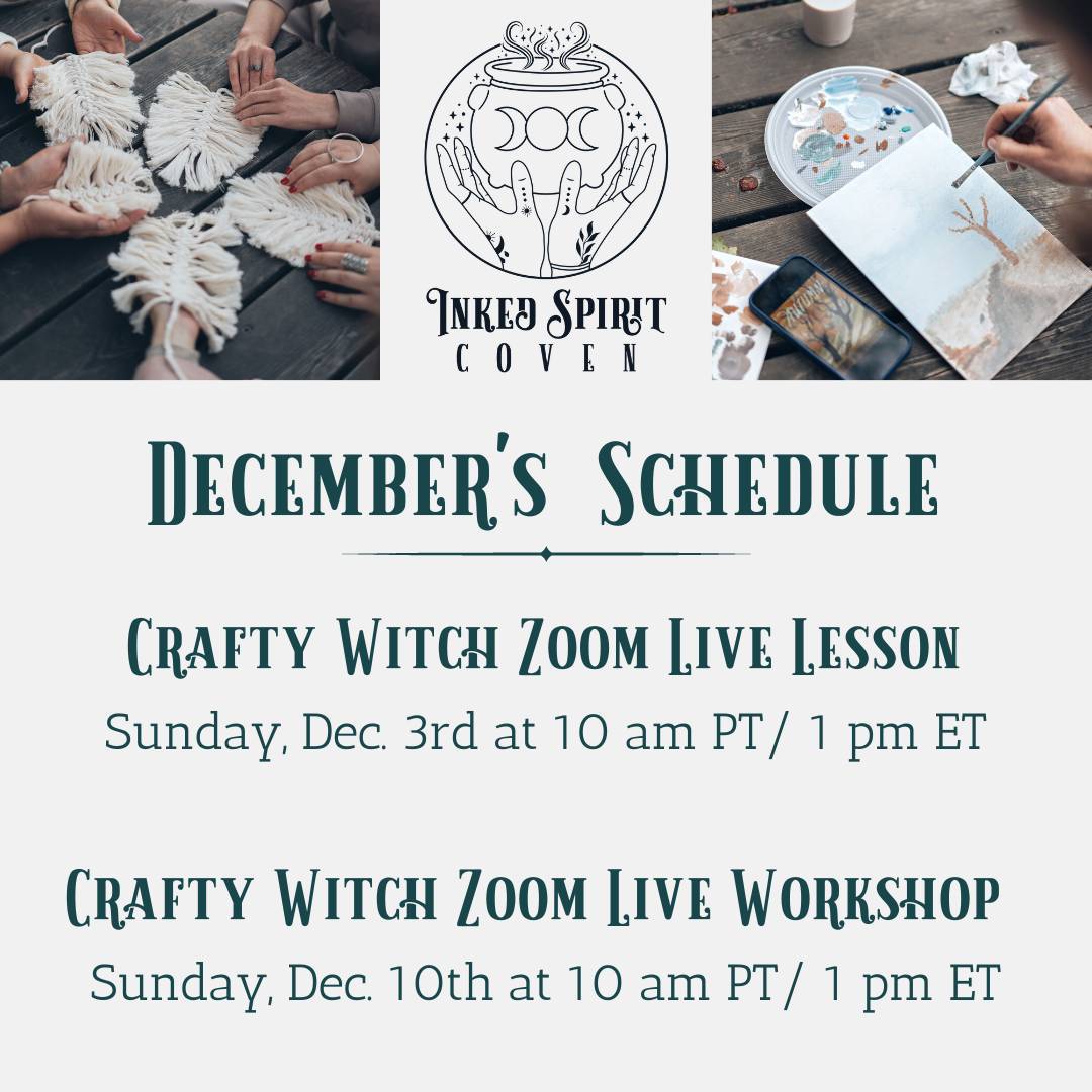 December 2023: Crafty Witch – Inked Goddess Creations