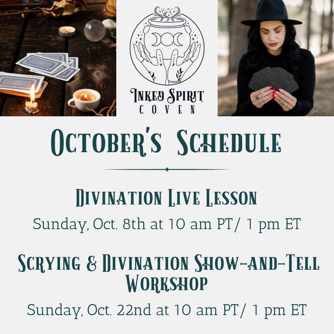 October 2023: Scrying and Divination – Inked Goddess Creations