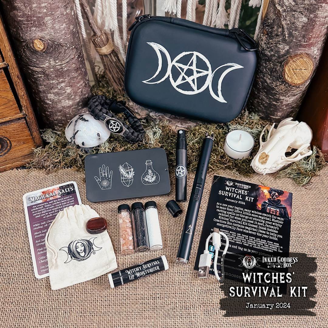 January 2024 Inked Goddess Creations Box: Witches' Survival Kit
