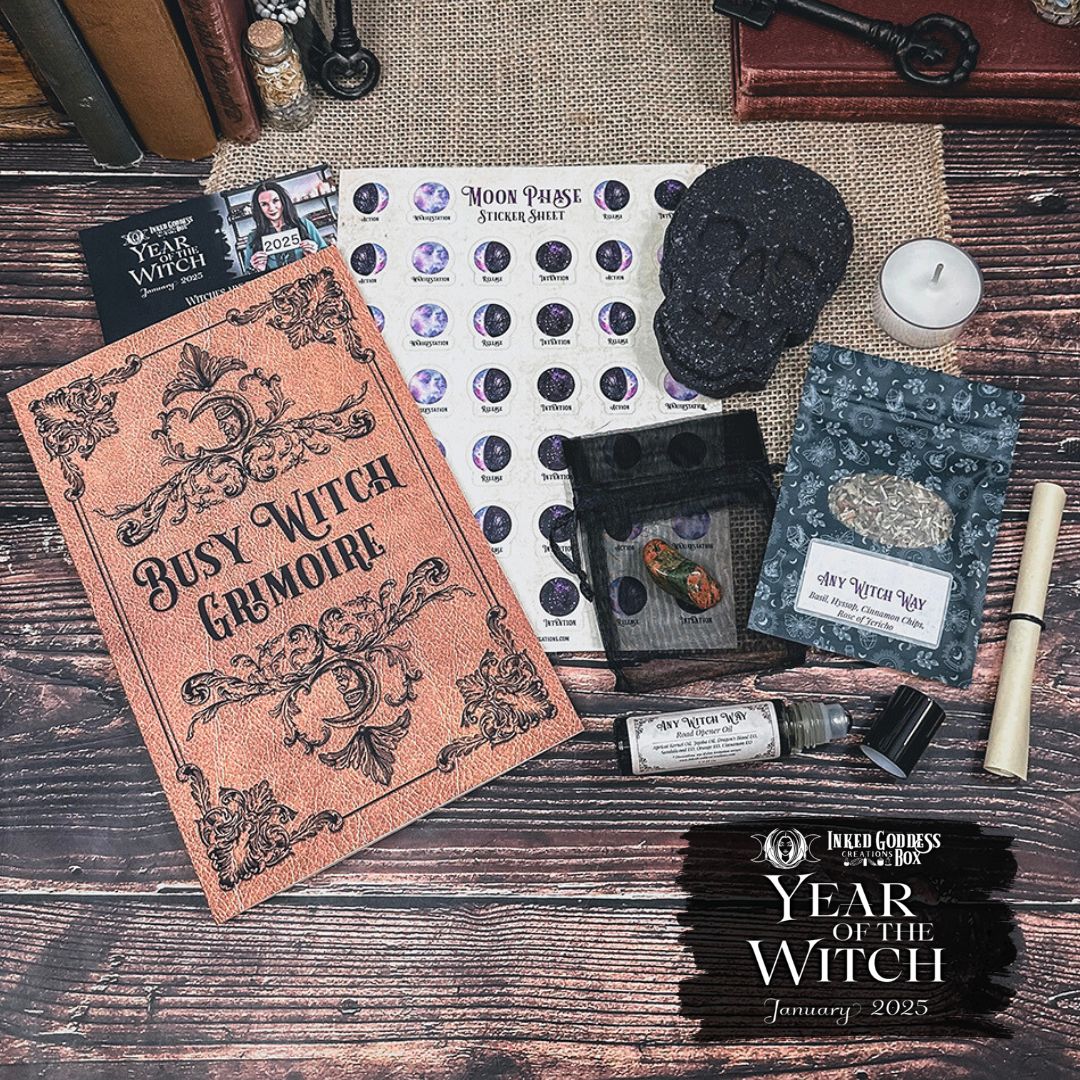 January 2025 Inked Goddess Creations Box: Year of the Witch