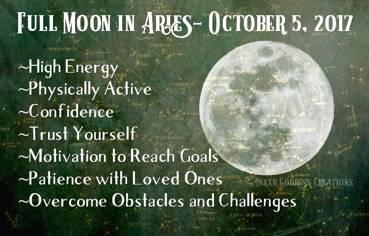 Full Moon in Aries- October 5, 2017 – Inked Goddess Creations