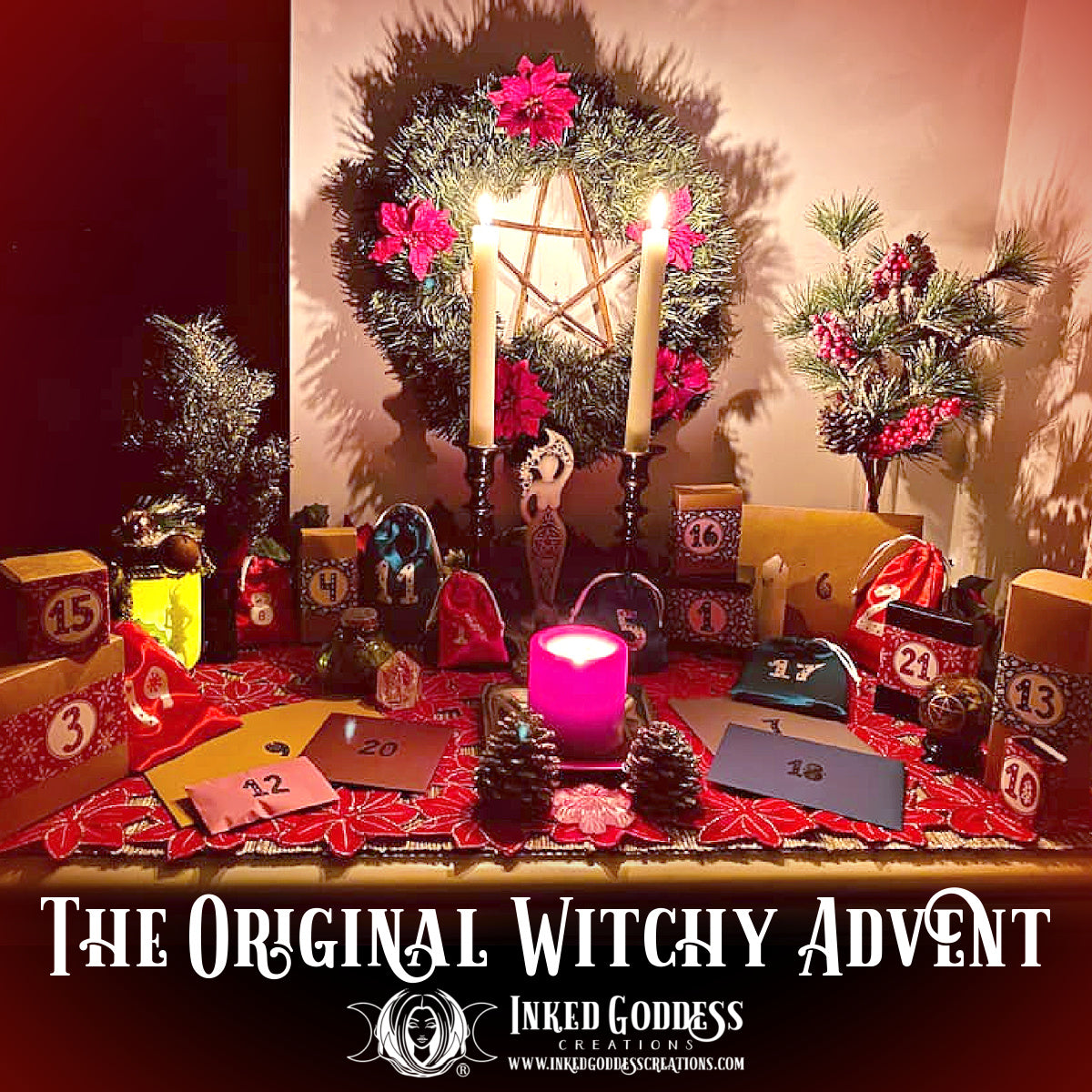 2025 Witchy Advent Calendar-21 Days of Yule Gifts, Limited Edition Set ...