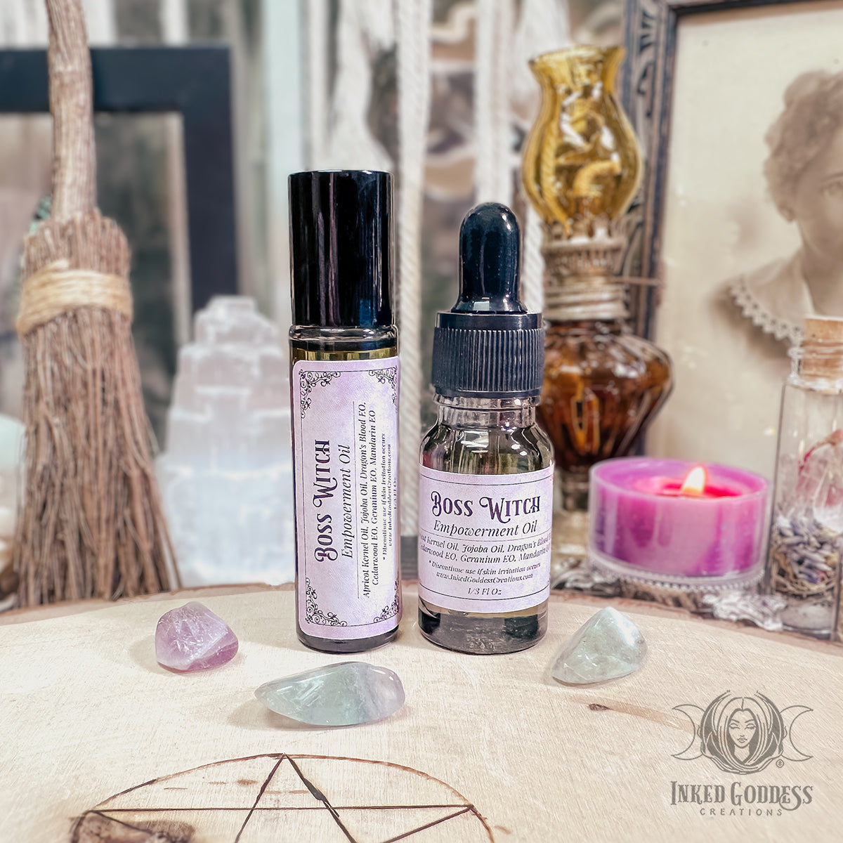 Boss Witch Ritual Oil for Witchy Empowerment – Inked Goddess Creations