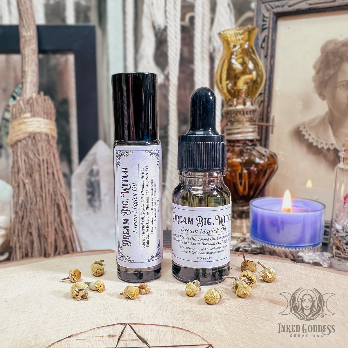 Dream Big, Witch! Ritual Oil for Dream Magick – Inked Goddess Creations