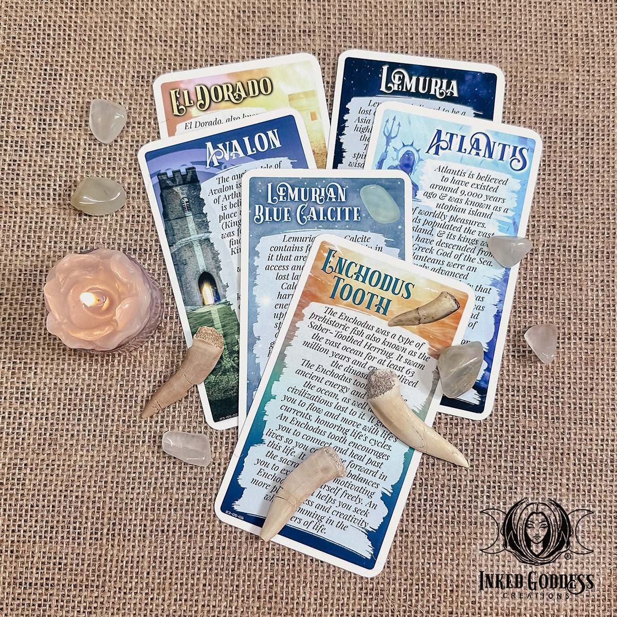 Crystals of Lost Lands Expansion Pack for the Eclectic Witch Deck ...