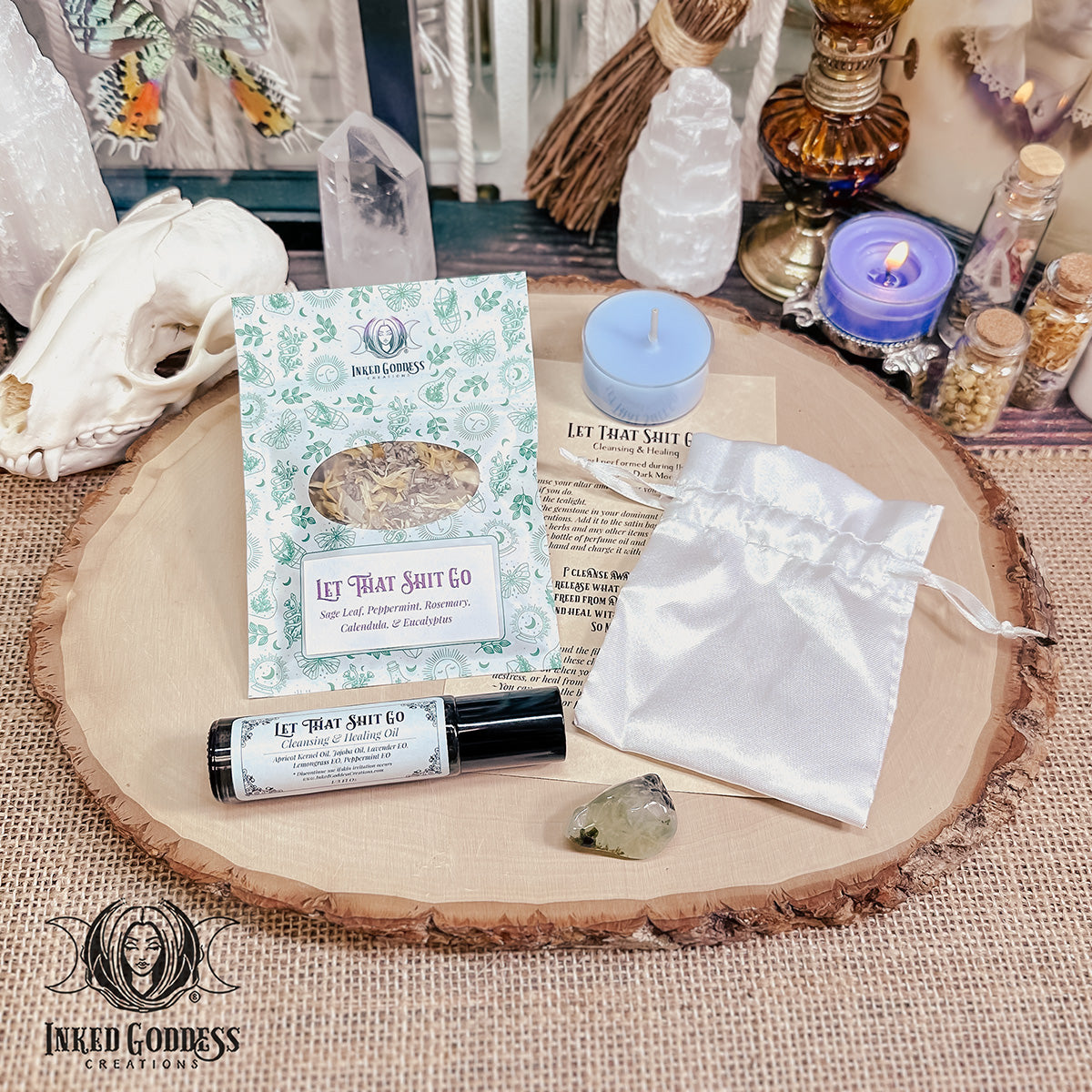 Let That Shit Go Spell Kit- Cleansing & Healing – Inked Goddess Creations