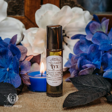 Nyx Goddess Perfume Oil for Nighttime Magick – Inked Goddess Creations