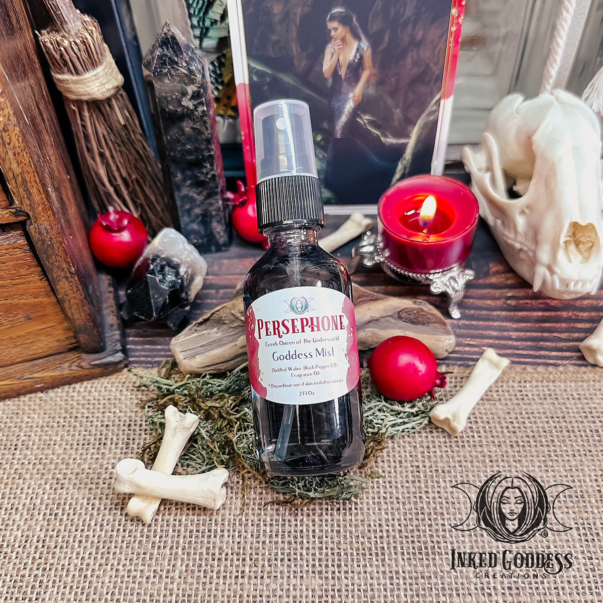 Persephone Goddess Mist, Greek Queen of the Underworld – Inked Goddess ...