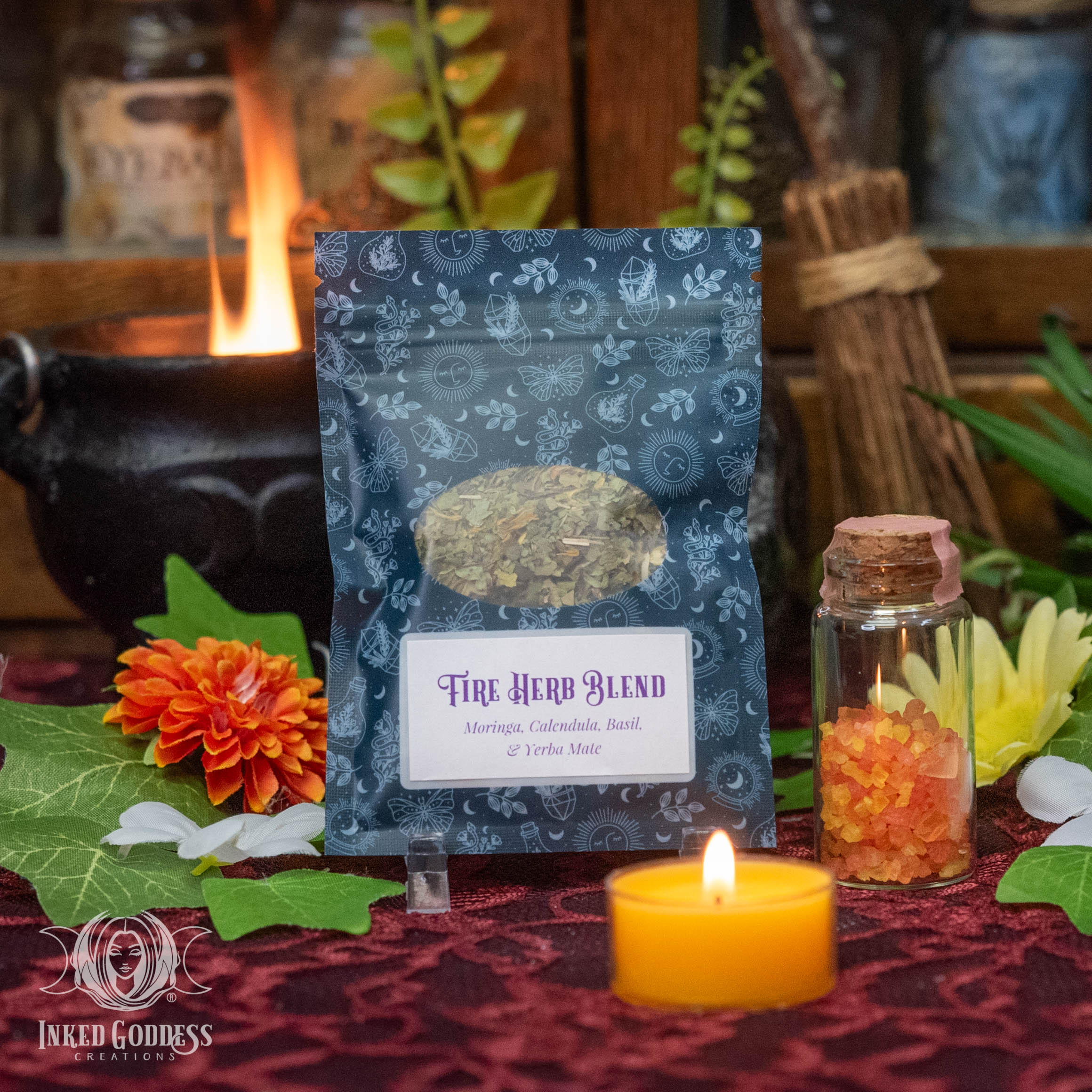 Phoenix Ritual Salt DIY Kit for Powerful Spell Crafting – Inked Goddess ...