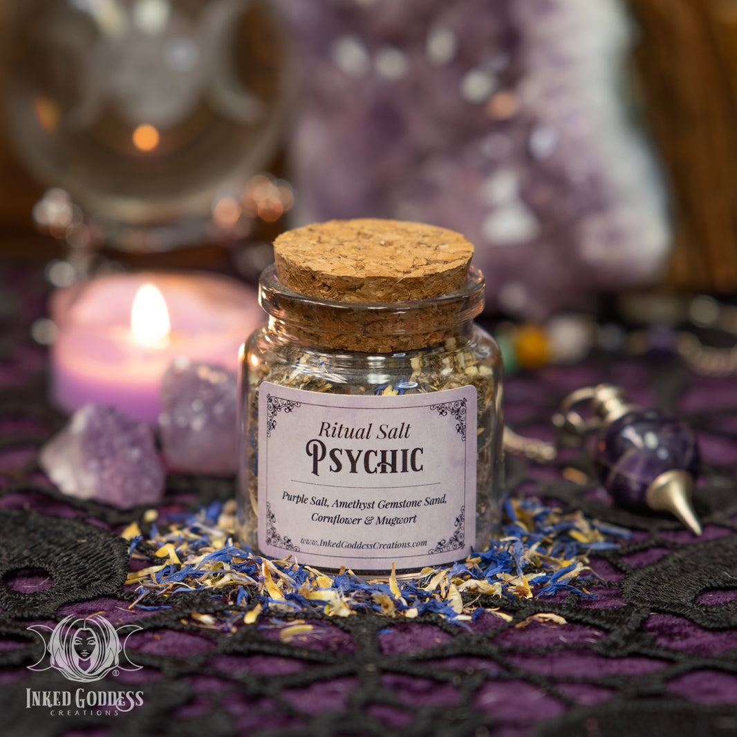 Psychic Ritual Salt for Enhanced Intuition – Inked Goddess Creations
