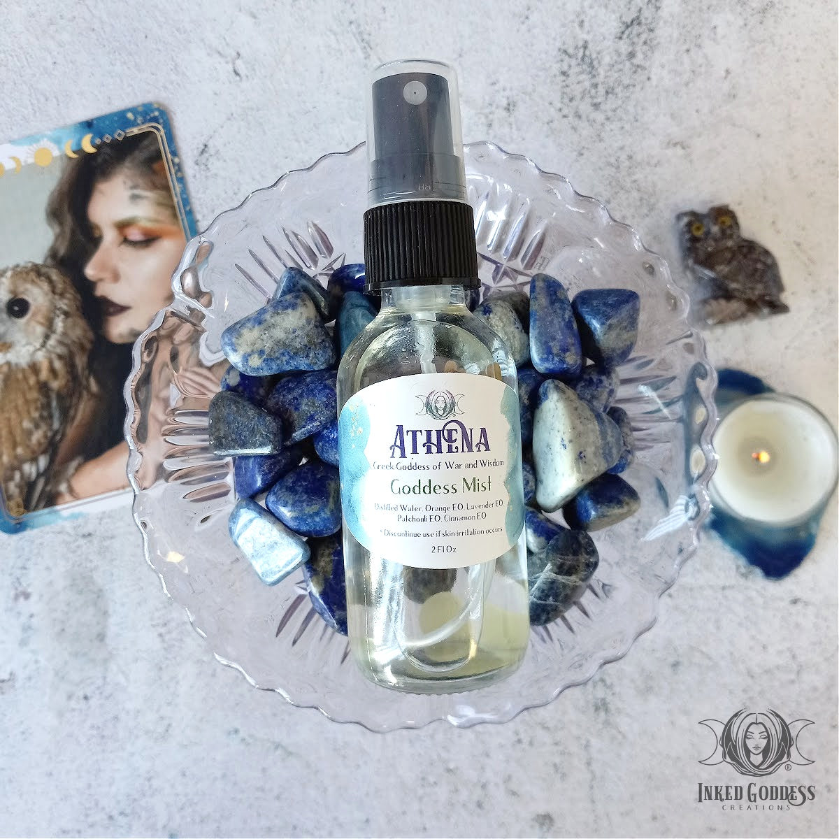 Athena Goddess Mist for Wisdom and Decision Making – Inked Goddess ...