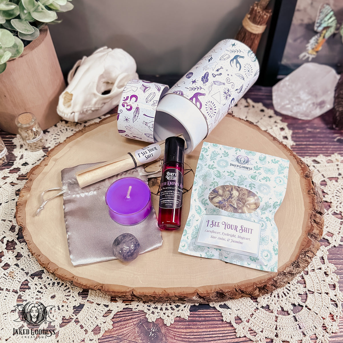 I See Your Shit Spell Kit- Dirty Witch- Psychic Awareness