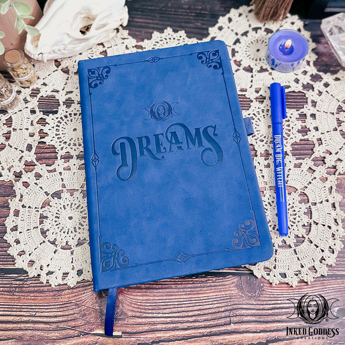 Dream Journal with Pen for Enhancing Dream Magick – Inked Goddess Creations