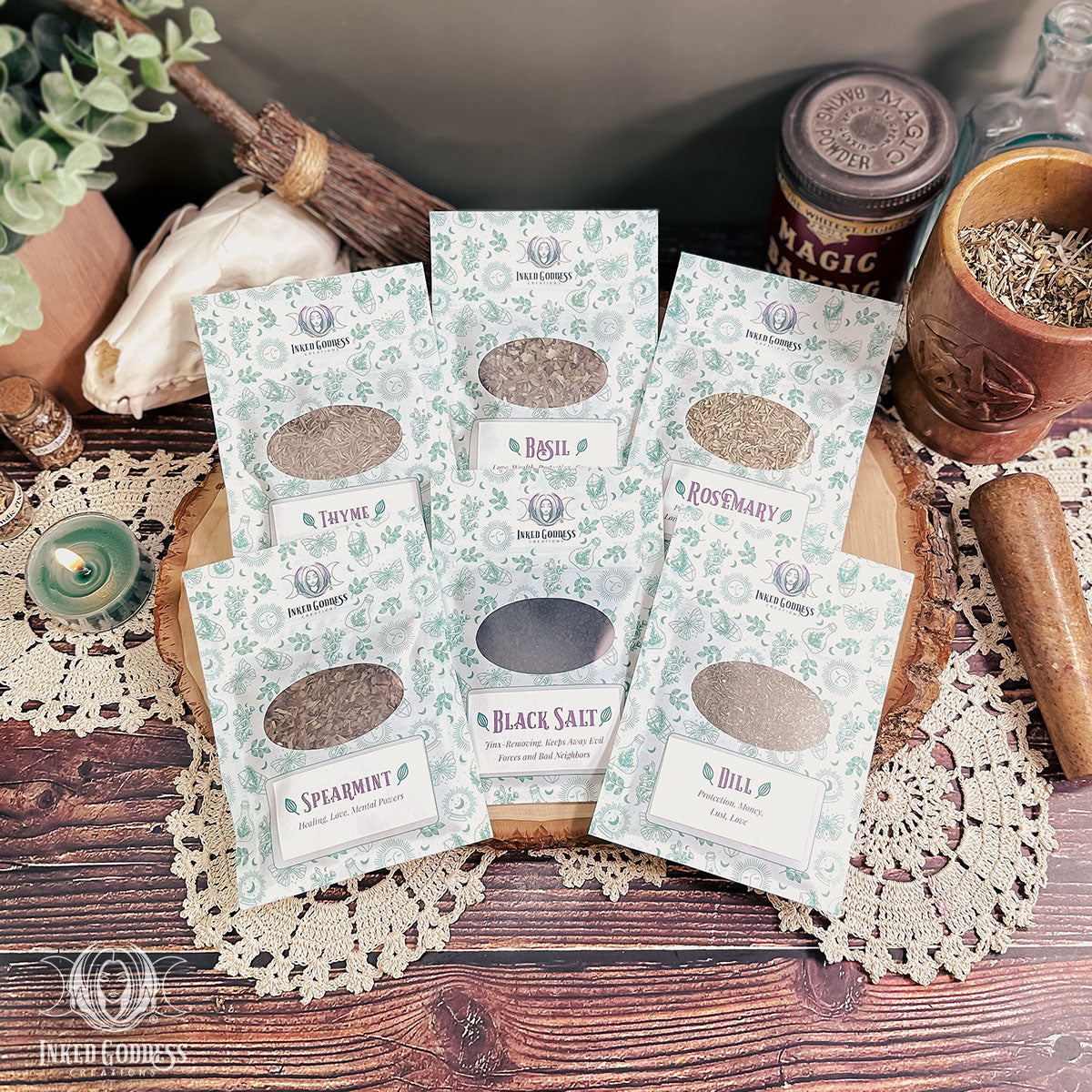 Kitchen Witch Herb Set