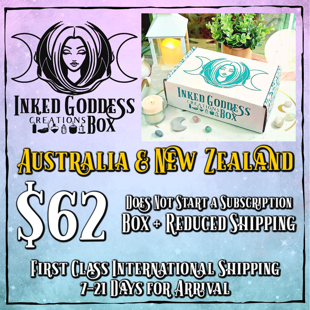 Inked Goddess Creations Box- Australia- Witch Subscription Box