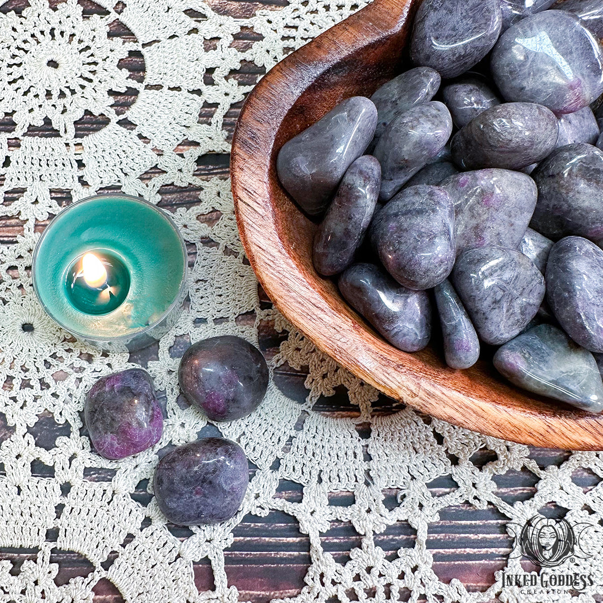 Ruby Feldspar Tumbled Gemstone for Creative Goals