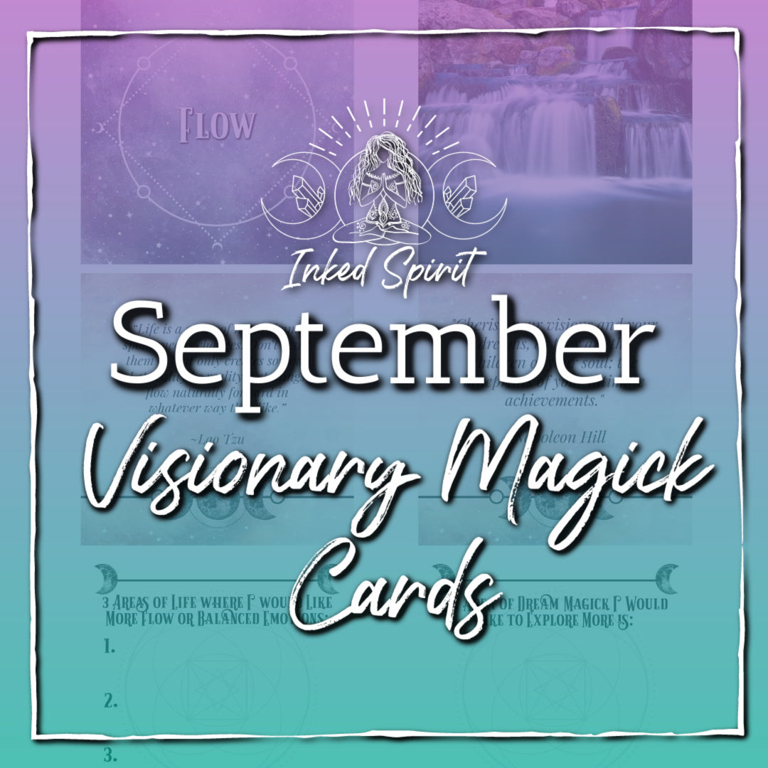 September 2021's Visionary Magick Cards Printable – Inked Goddess Creations