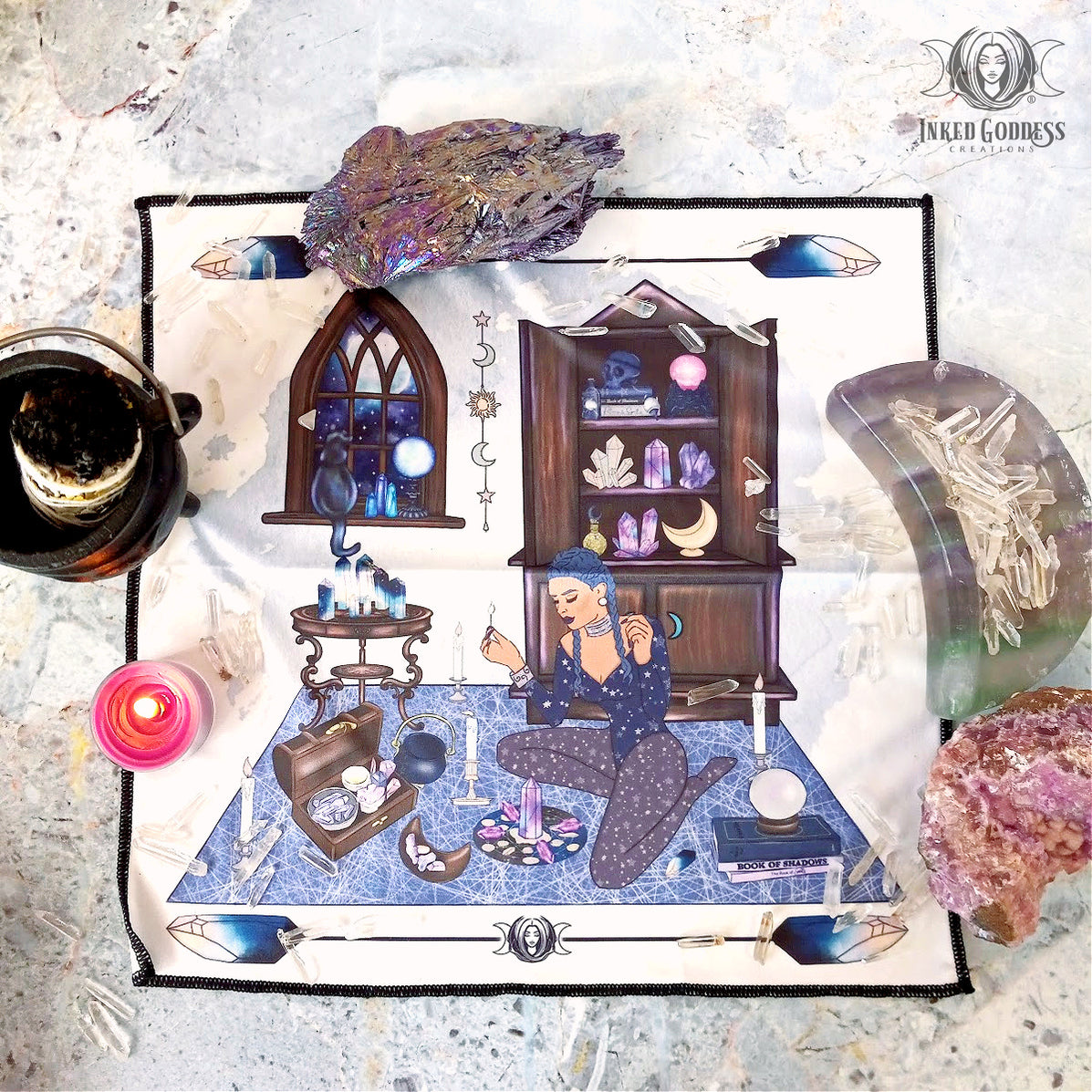 Crystal Witch Altar Cloth - IGC Exclusive!!